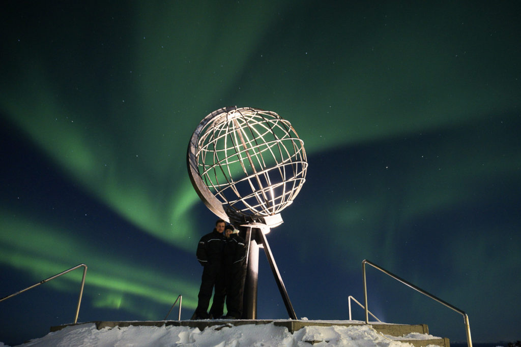 Go to the North Cape to see the Northern Lights at the end of the world ...
