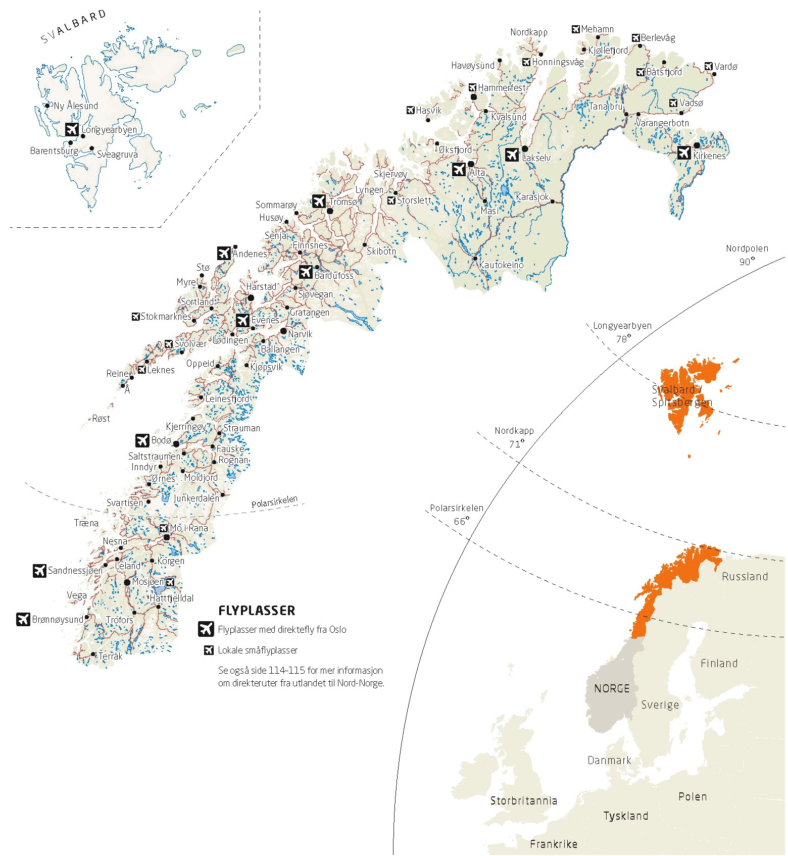 Fly til Nord-Norge - Nord-Norge